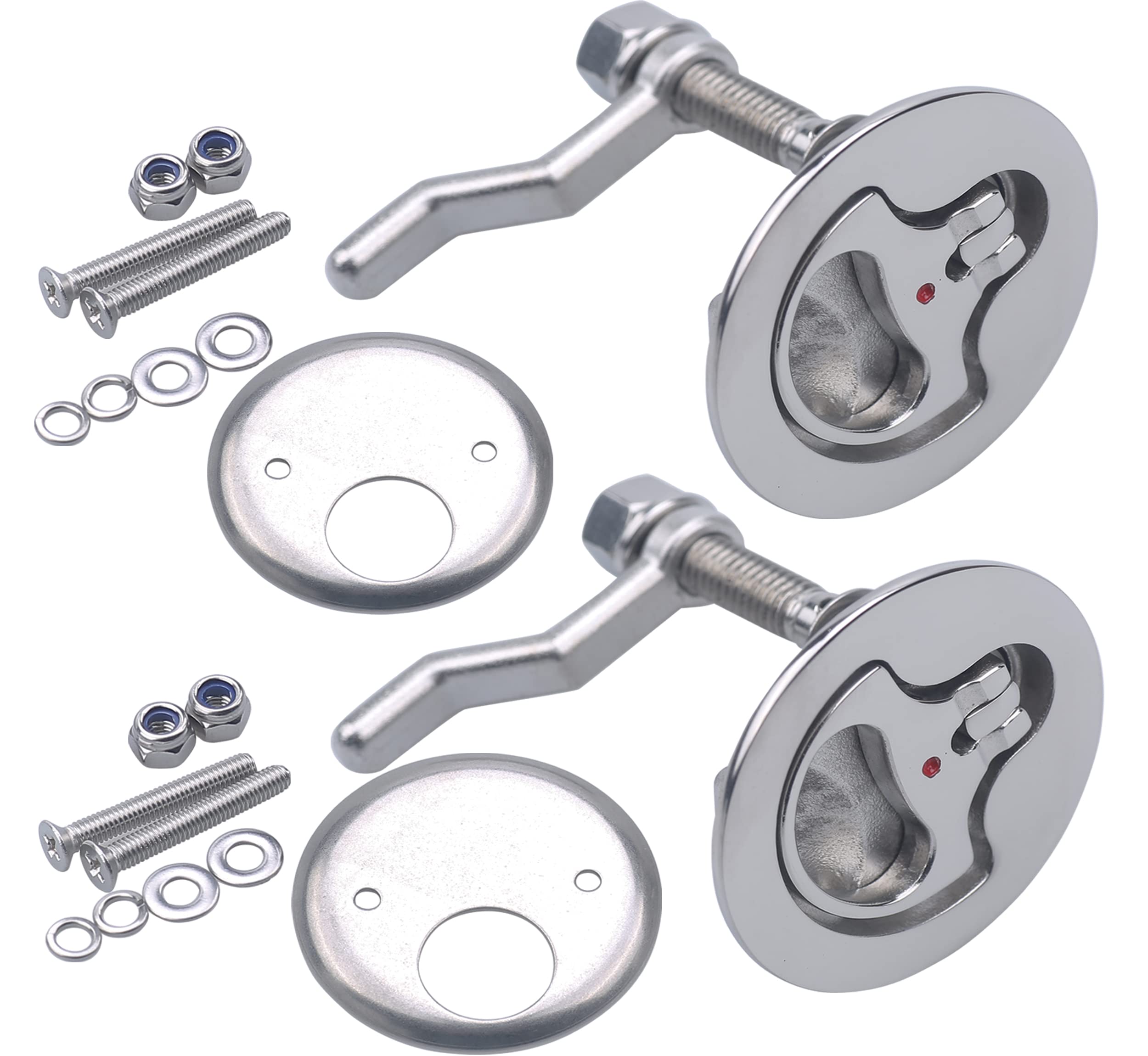 Snapklik.com : Boat Cam Latch,Marine Hatch Latch Flush Pull Handle ...