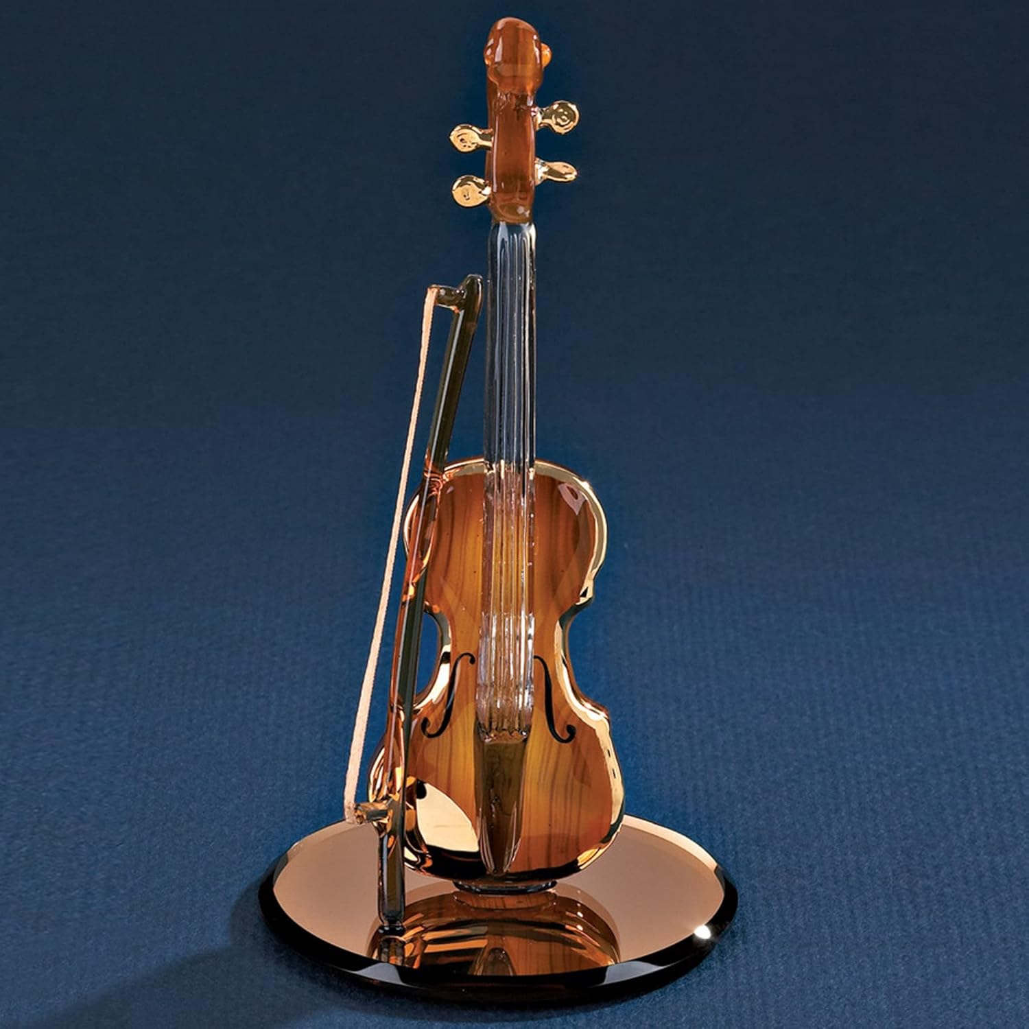 Amazon.com: Glass Baron Gold Violin Figurine : Home & Kitchen