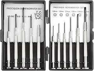 11 Pcs Precision Mini Screwdriver Set, Glasses Repair Small Screwdriver, Precision Repair Tool ...