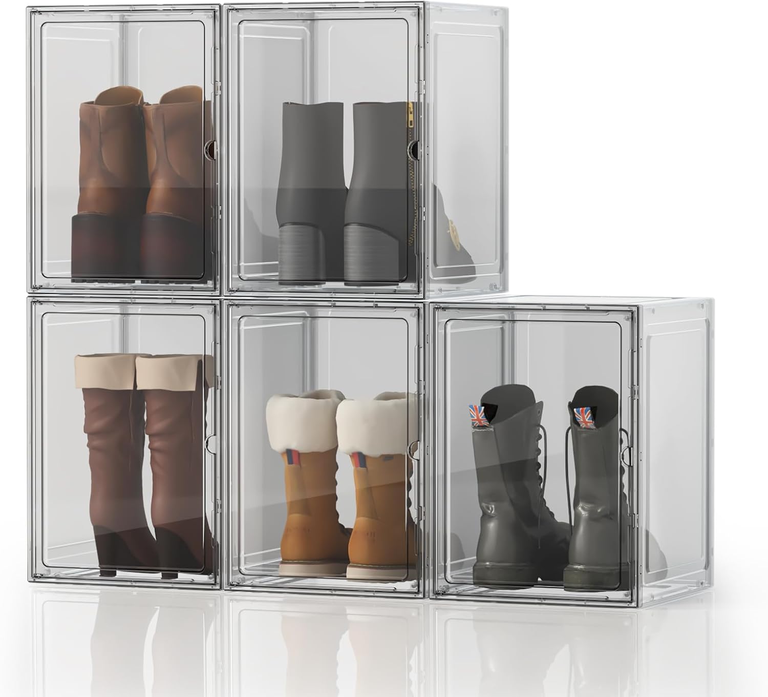 Amazon.com: MSHOMELY Boot Storage Organizer Tall Boots Organizer for ...