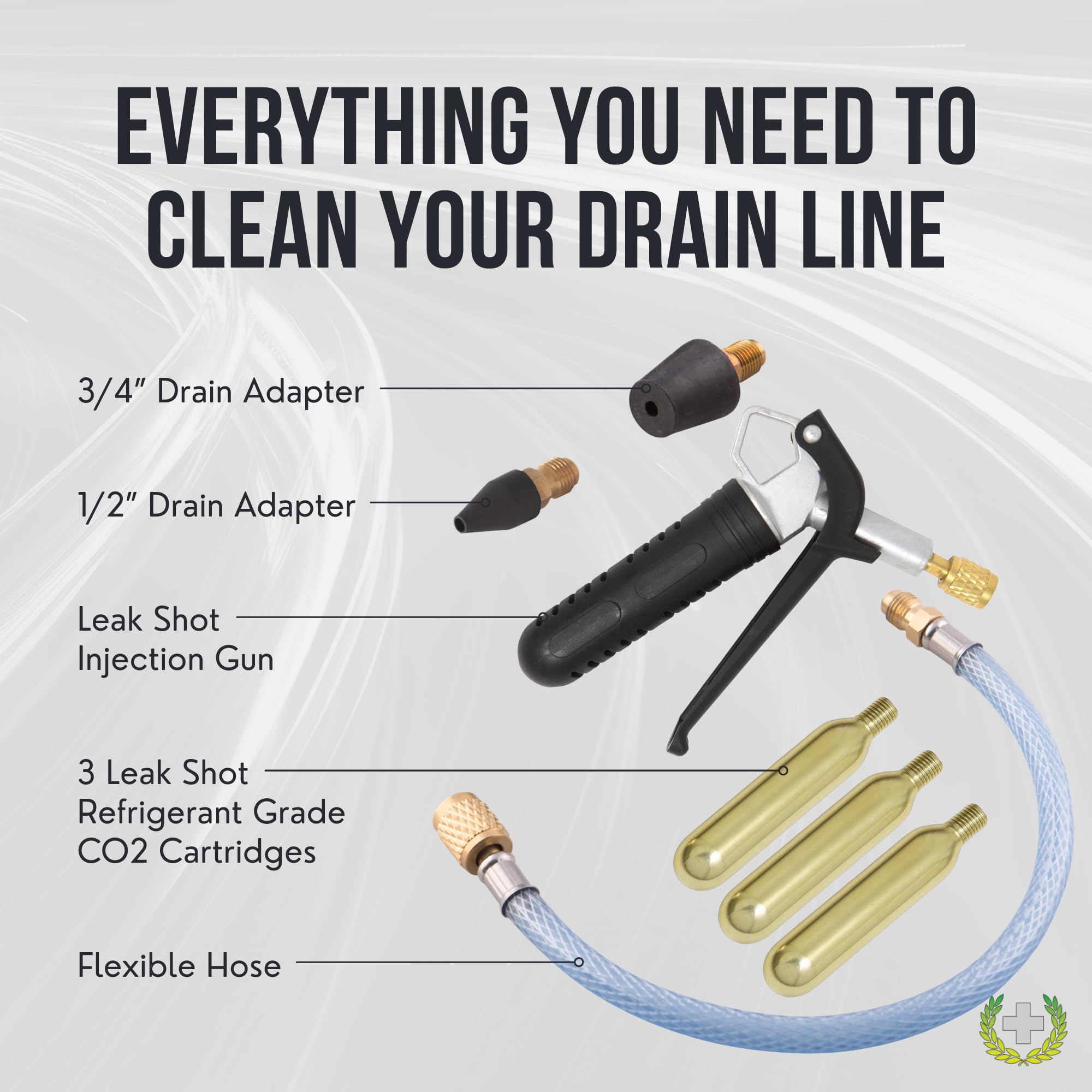 Snapklik.com : AC Drain Line Cleaner Tool & Leak Sealant Injector Pro ...