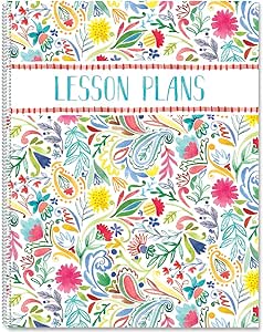 Amazon.com: Creative Teaching Press Festive Floral Lesson Plan Book ...
