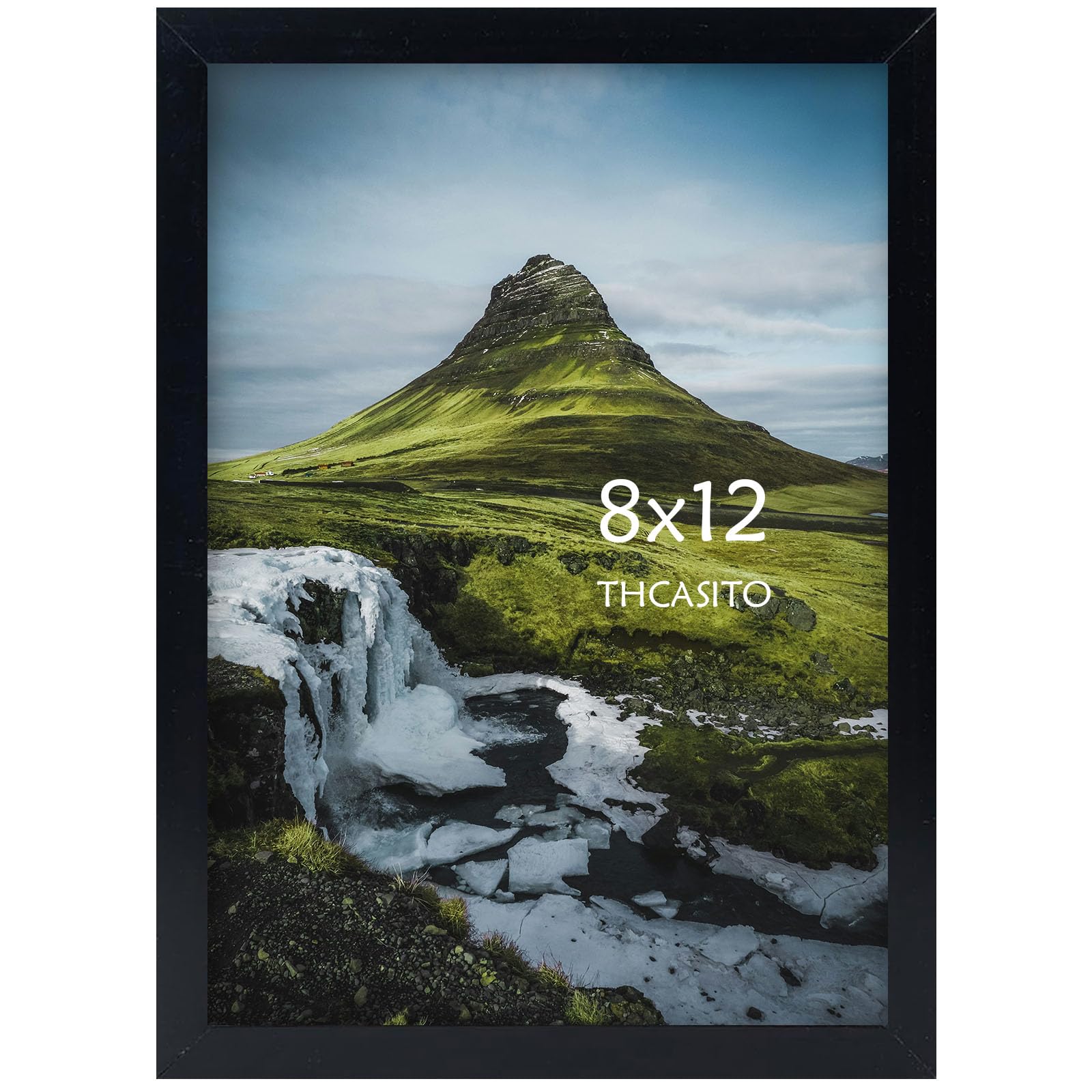 Amazon.com - THCASITO Picture Frames 8x12 Black Photo Frames without ...