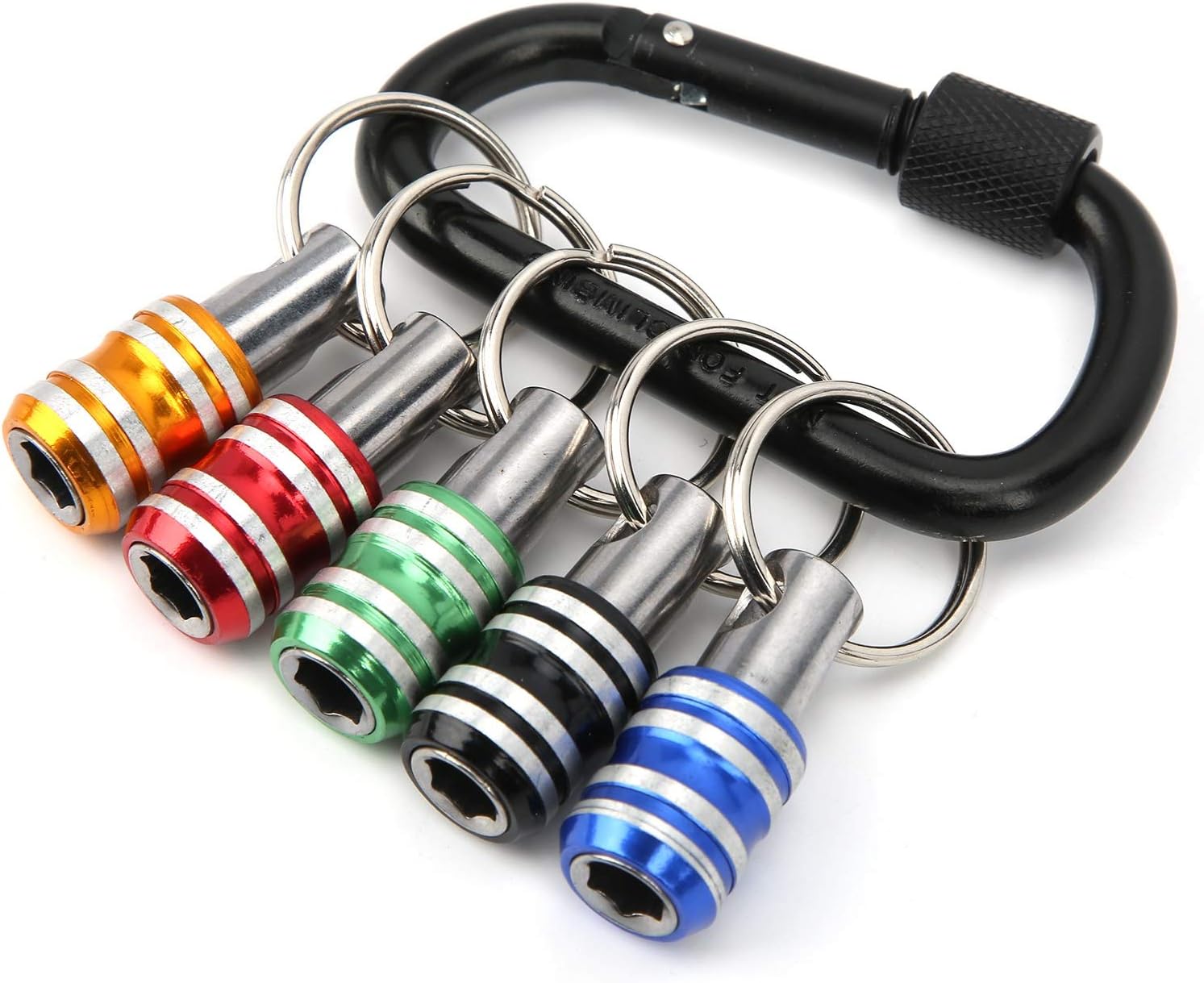 5Pcs Keychain Screwdriver, Bit Holders Aluminum Alloy WERA Screwdriver ...