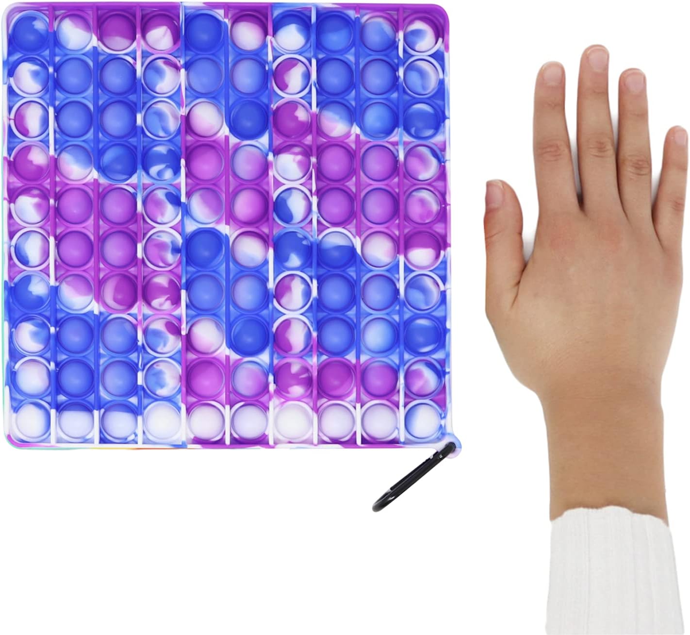 YP Gadgets XL 100 Bubble Pop Fidget Sensory Toys| 3 Colours| Large ...