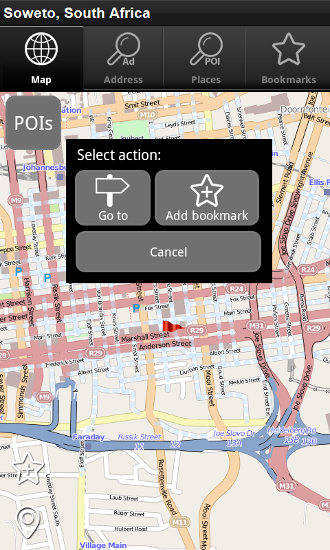 Map Of Soweto South Africa Map Of South Africa Cities And Roads