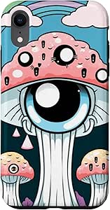 Amazon.com: iPhone XR Weirdcore Aesthetic Cottagecore Kawaii Mushroom ...