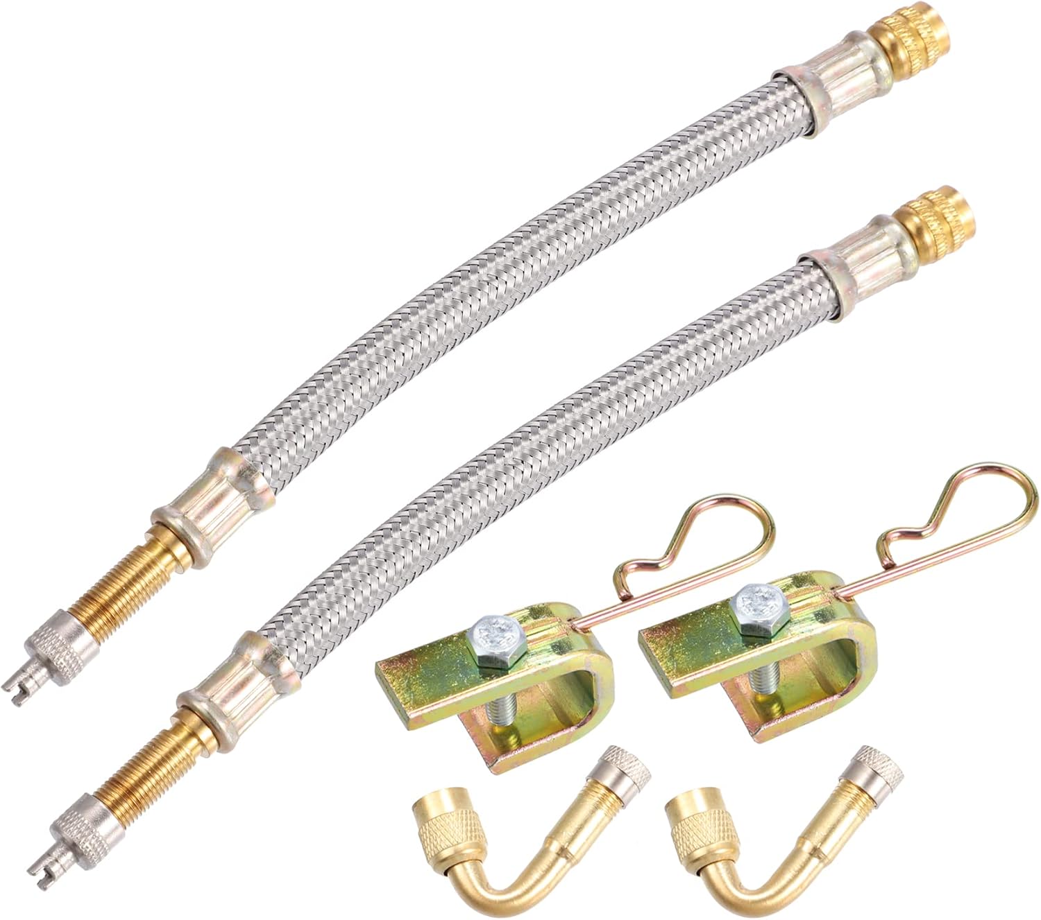 Amazon.com: X AUTOHAUX 180mm 7" Tire Valve Stem Extension Inflator ...