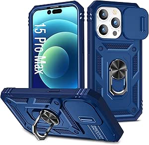 Amazon.com: DAWEIXEAU Case Compatible with iPhone 15 Pro Max, Shockproof Impact Resistant with ...