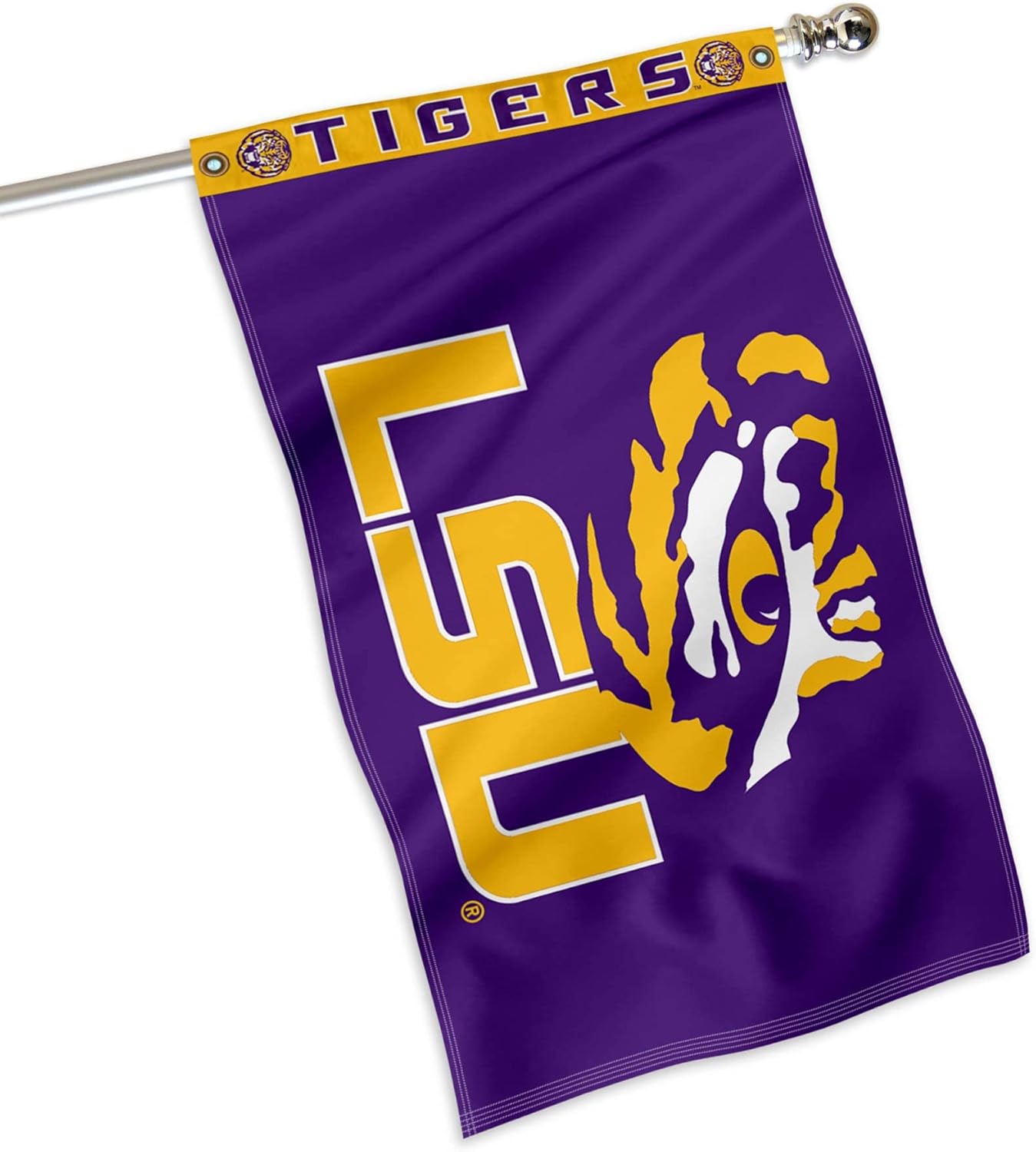 Amazon.com : Louisiana State LSU Tigers Printed Header 3x5 Foot Banner ...