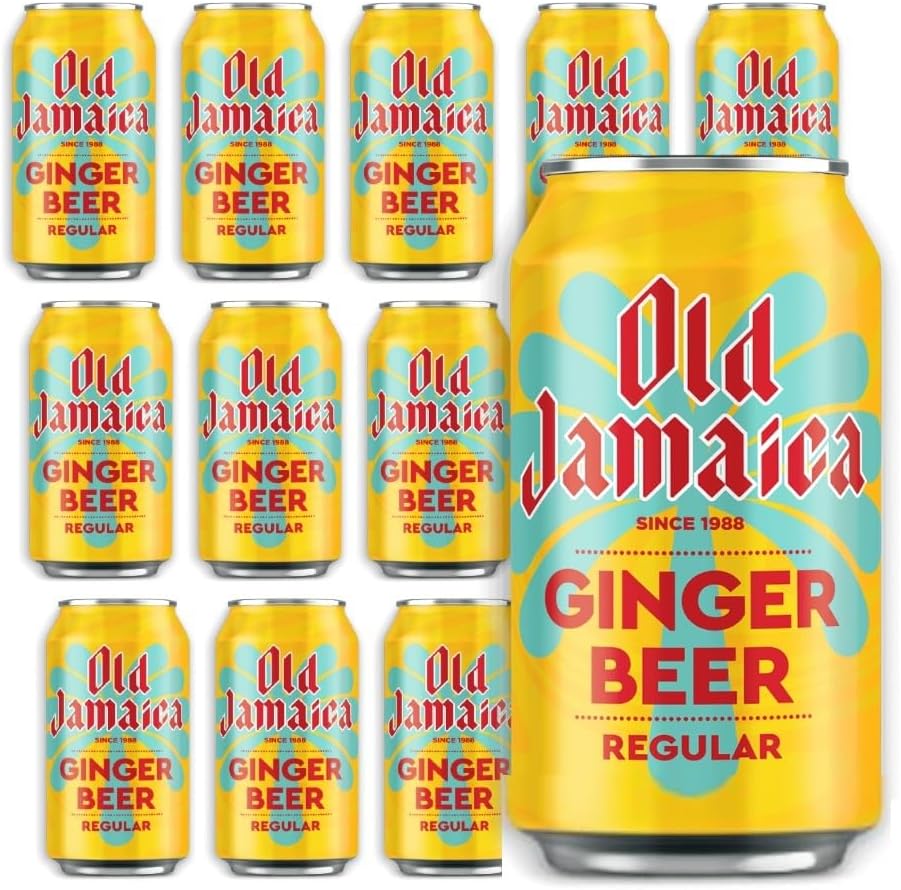 Old-Jamica Ginger Beer Soft Drinks 330 ml Made with Authentic and ...