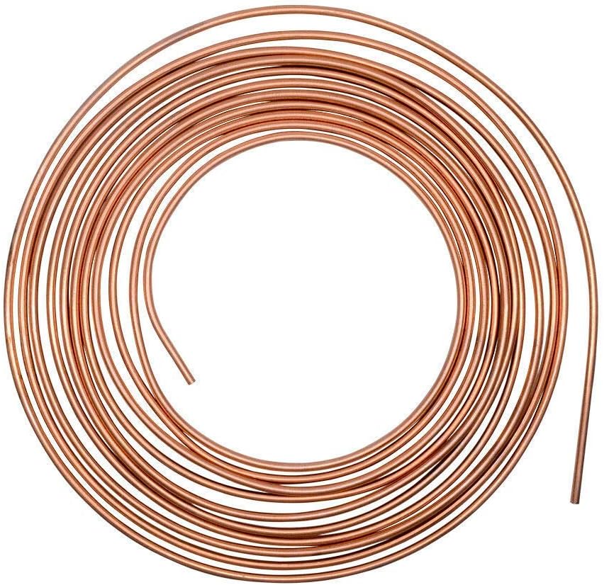 Clarik 3/16" X 25 Ft Cupro Nickel (Kunifer) Brake Pipe 1 Roll : Amazon ...