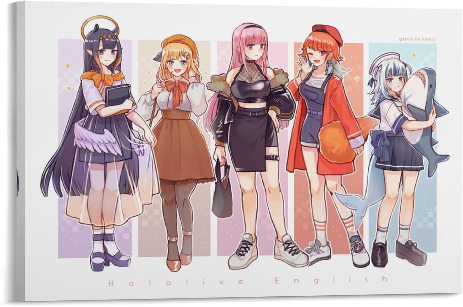 Amazon.com: Virtual Youtuber Hololive Gawr Gura Ninomae Ina'nis Watson ...