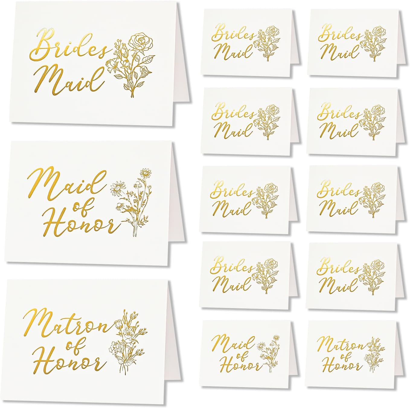 Amazon.com : 10 Pack Will You be My Bridesmaid Cards Set, 8 Bridesmaid ...