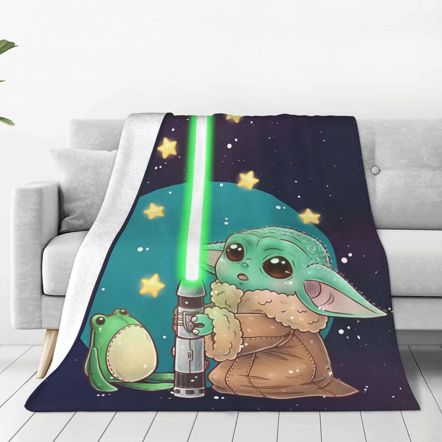 Amazon.com: Cute Cartoon Flannel Throw Blanket Throw Blanket Soft Cozy ...