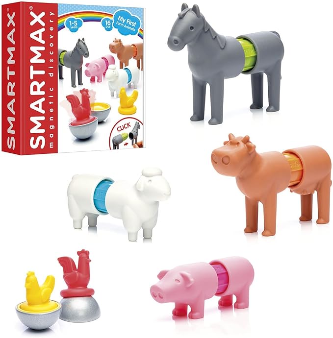 Amazon.com: SmartMax My First Farm Animals STEM Magnetic Discovery ...