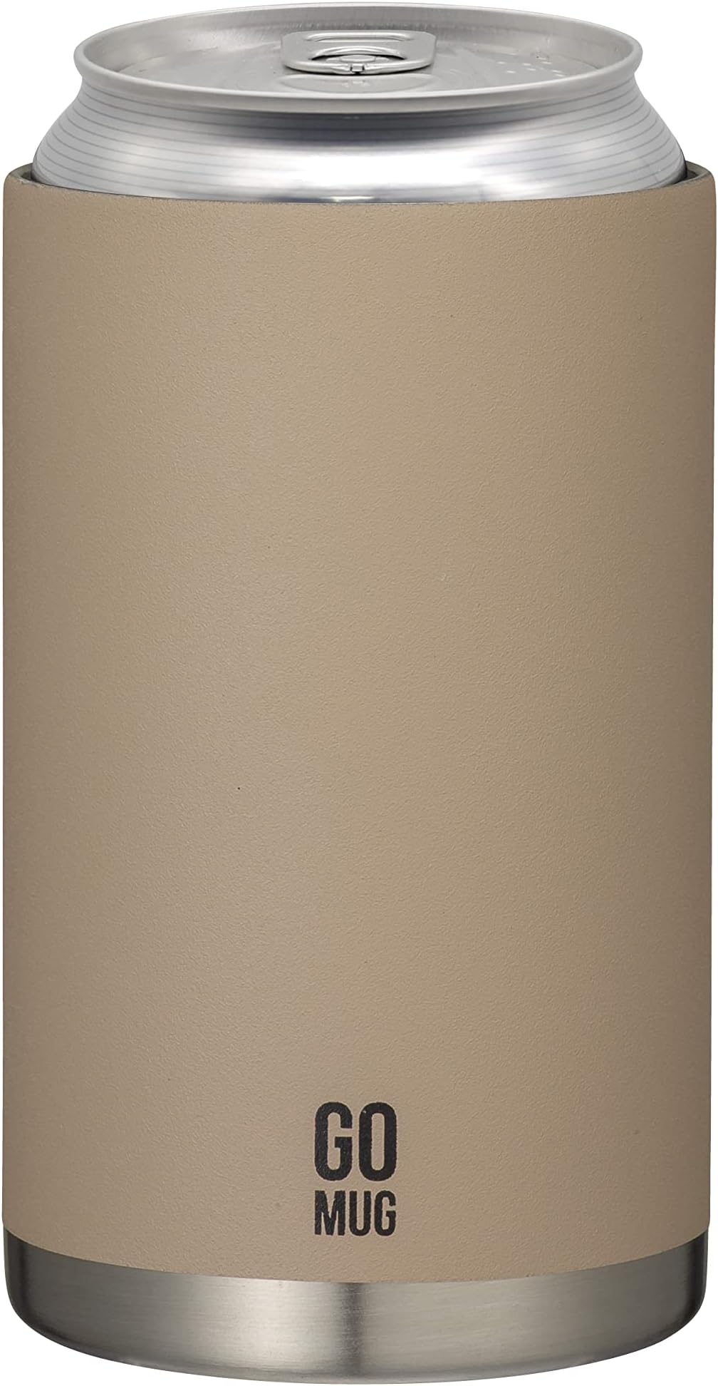 Amazon.co.jp: シービージャパン 缶ホルダー ベージュ 350ml [ステンレス 真空断熱 2層構造] 350ml缶飲料 CAN GOMUG : ホーム＆キッチン