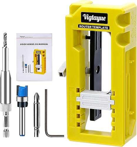 Door Hinge Jig, Door Hinge Mortiser, Router Template Fits for Door ...