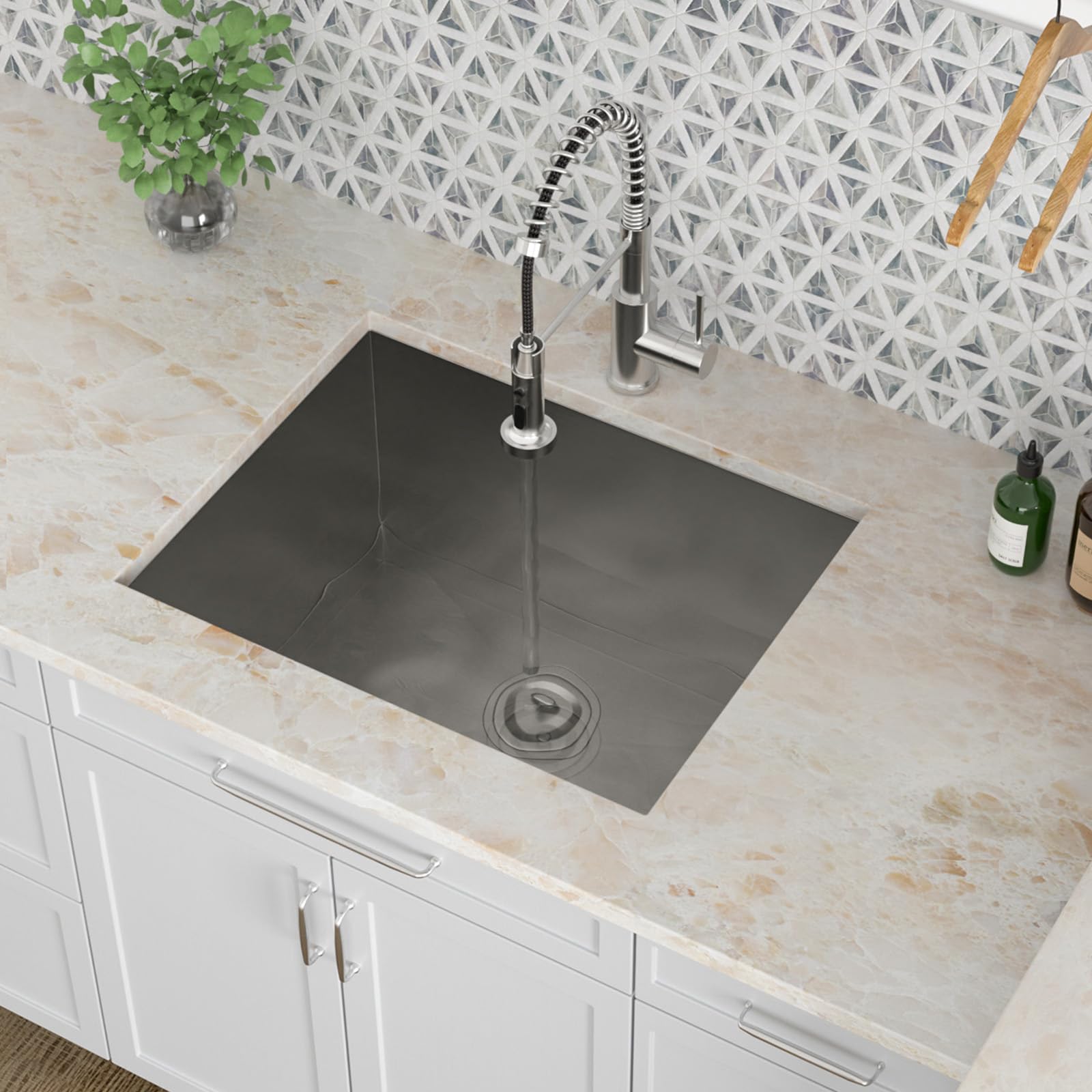 Snapklik.com : 13 Deep Laundry Sink Undermount - 24x19 Inch Undermount ...