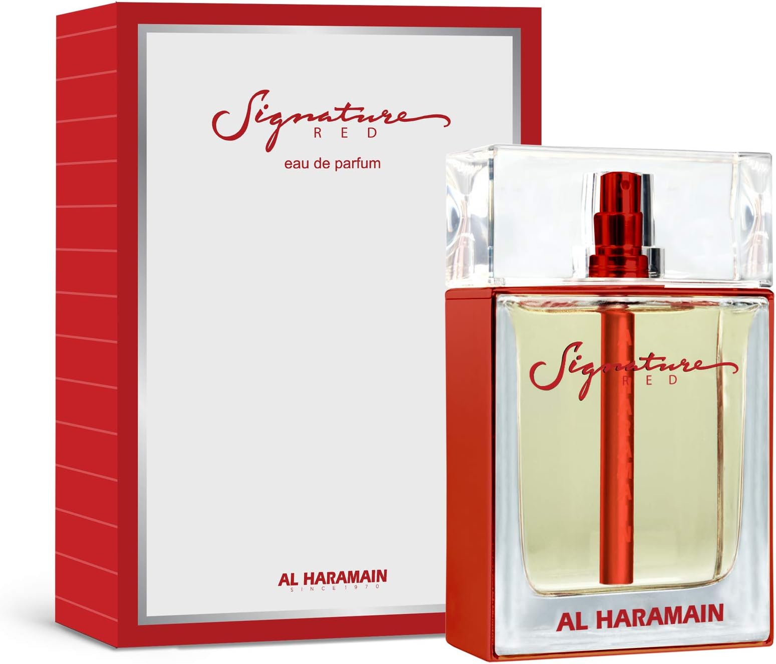 Amazon.com : Al Haramain Signature Red Eau De Parfum Spray, 3,4 Ounce ...