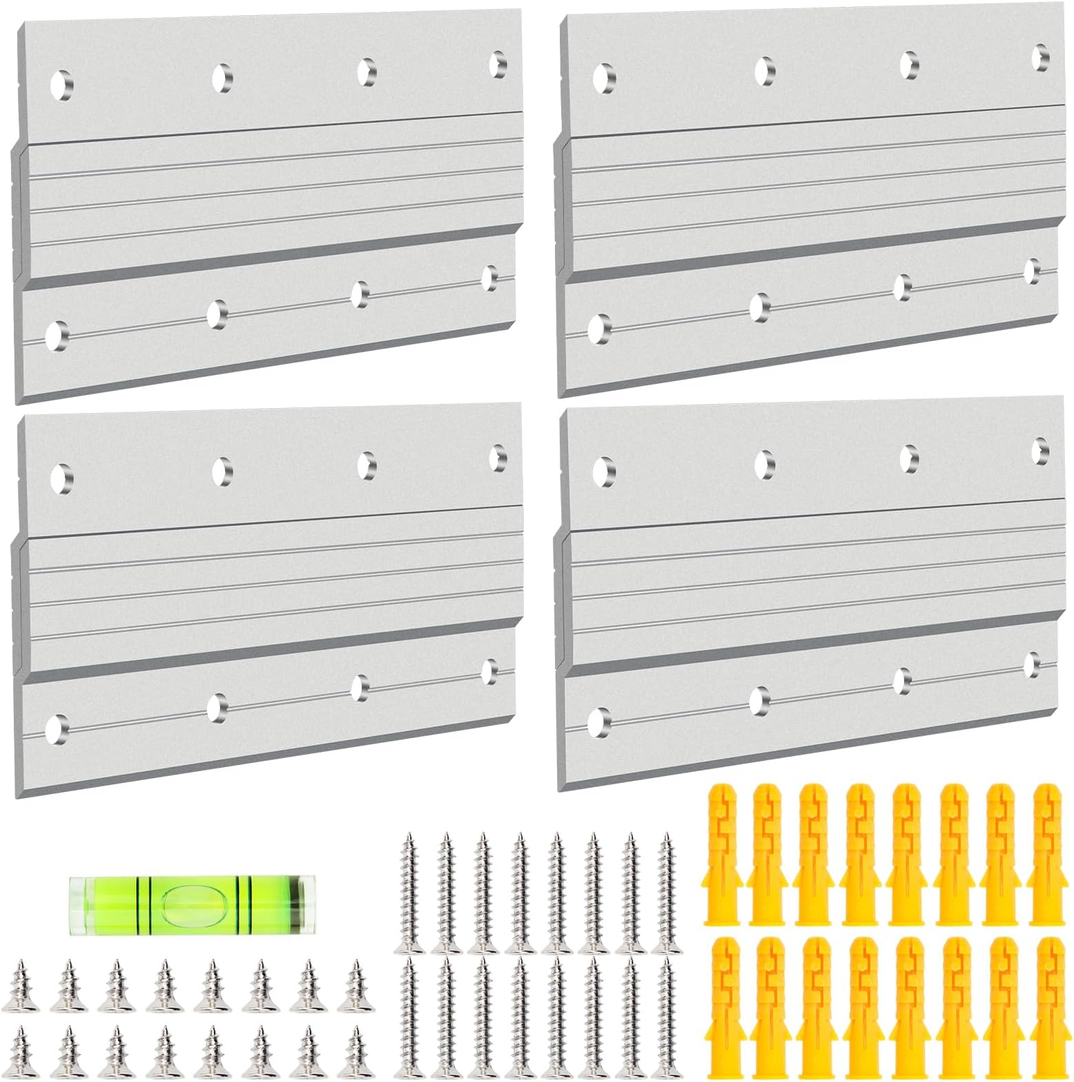 French Cleat Picture Hanger, Aluminum Z Hanger Interlocking Wall ...