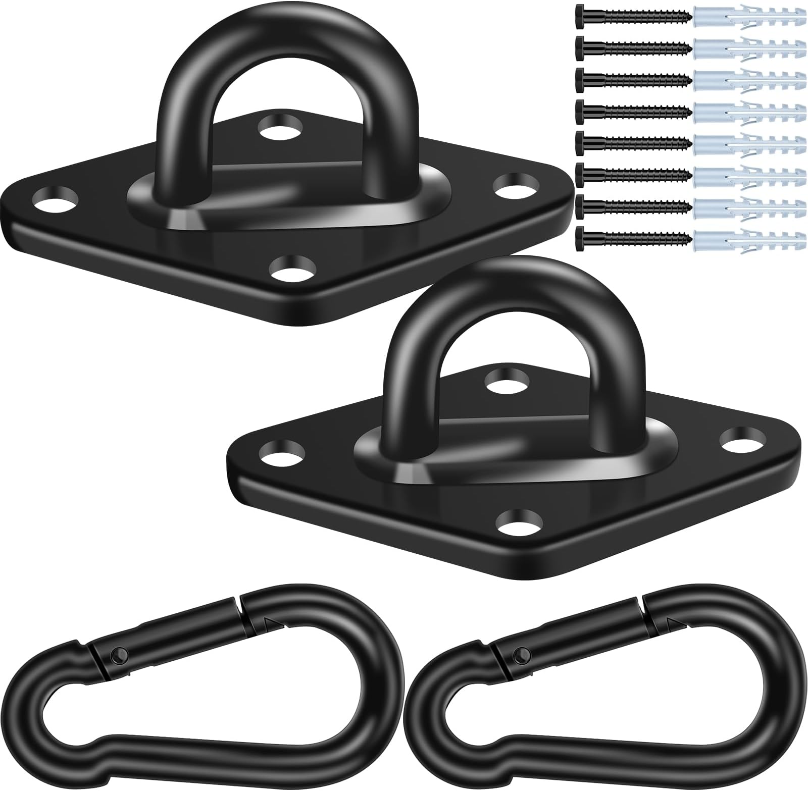 Amazon.com: Feanron Hammock Hooks 2 Pack, Heavy Duty Hammock Hanging ...