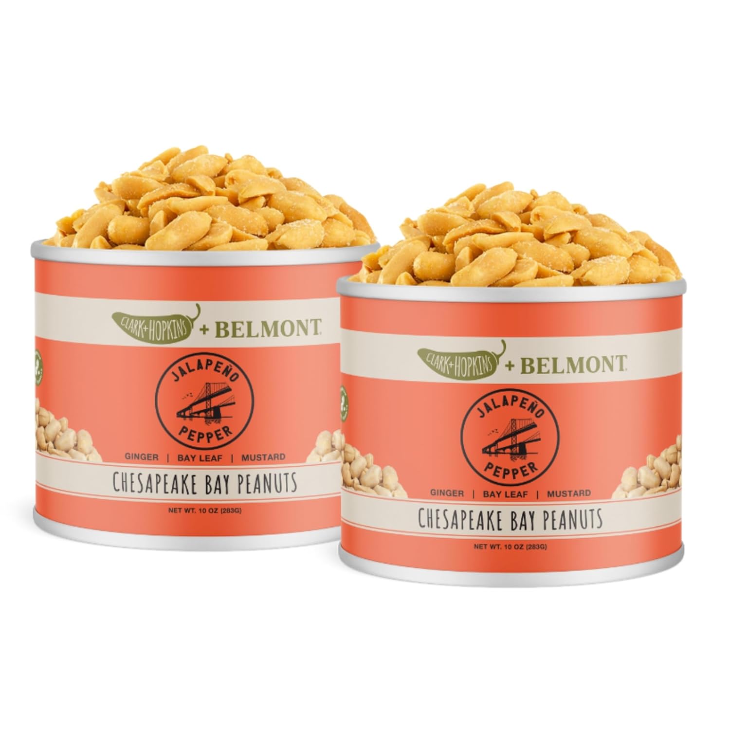 Amazon.com : Clark + Hopkins + Belmont Chesapeake Bay Peanuts, Savory ...