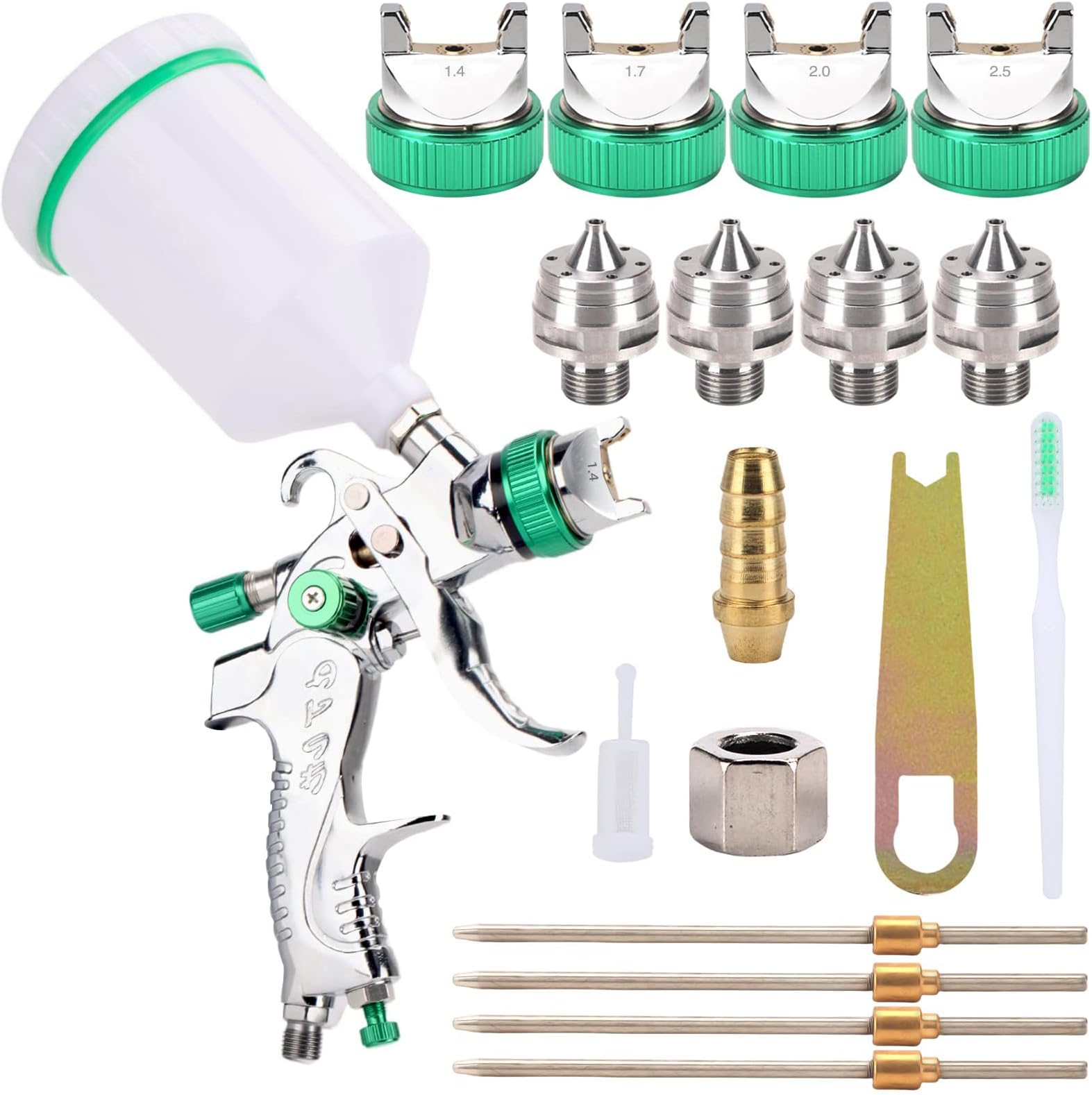 Amazon.com : Dynastus Suction Feed 33 oz Siphon Air Spray Gun ...