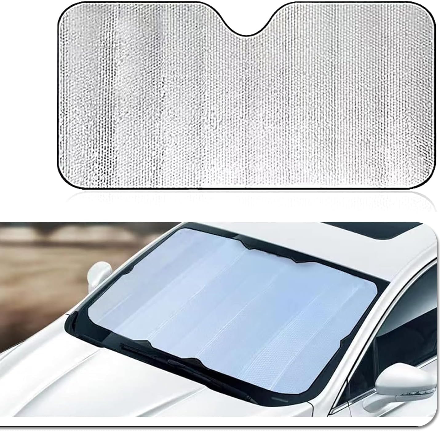 Downhill 1 PC Automotive Front Windscreen Cover, Sun and Heat Blocking ...