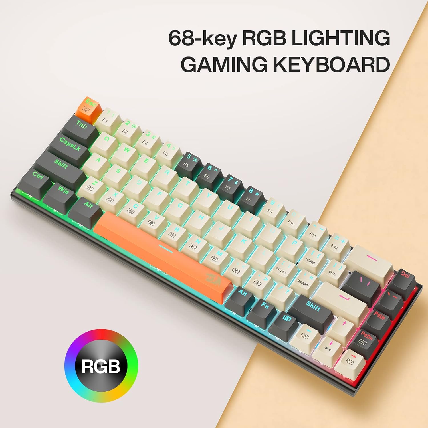 Buy Redragon Mechanical Gaming Keyboard, 60 Percent Keyboard Mechanical ...