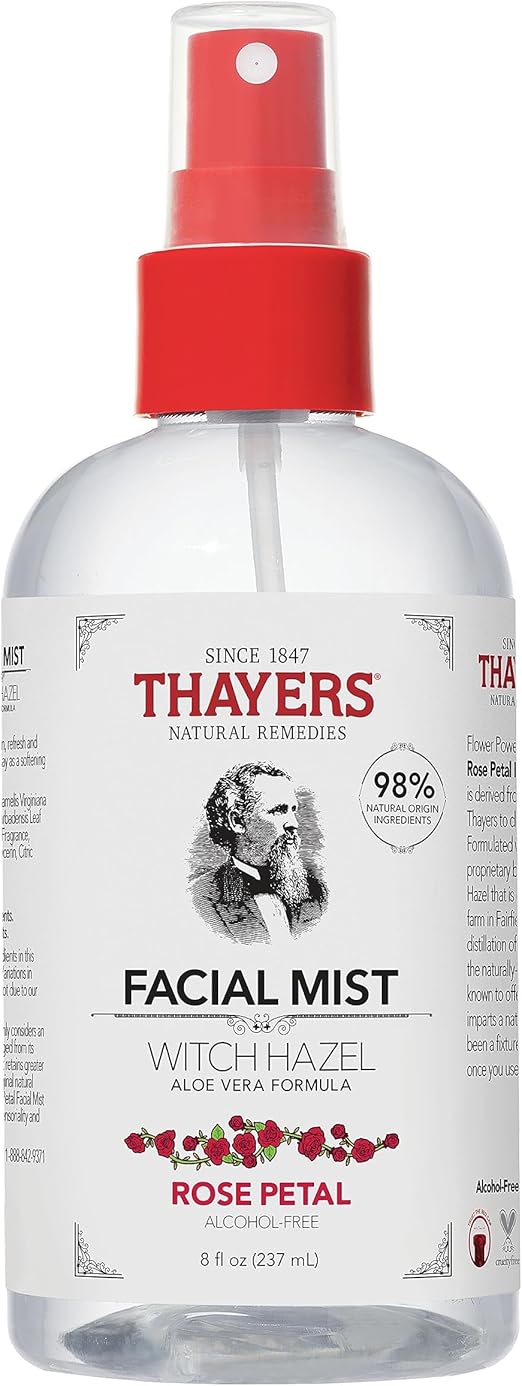 Thayers Rose Petal Alcohol-Free Mist Toner with Witch Hazel & Aloe Vera ...