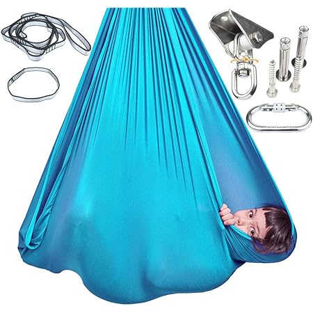 Amazon.com: Harkla Indoor Swing for Kids - Indoor Sensory Swing Great ...