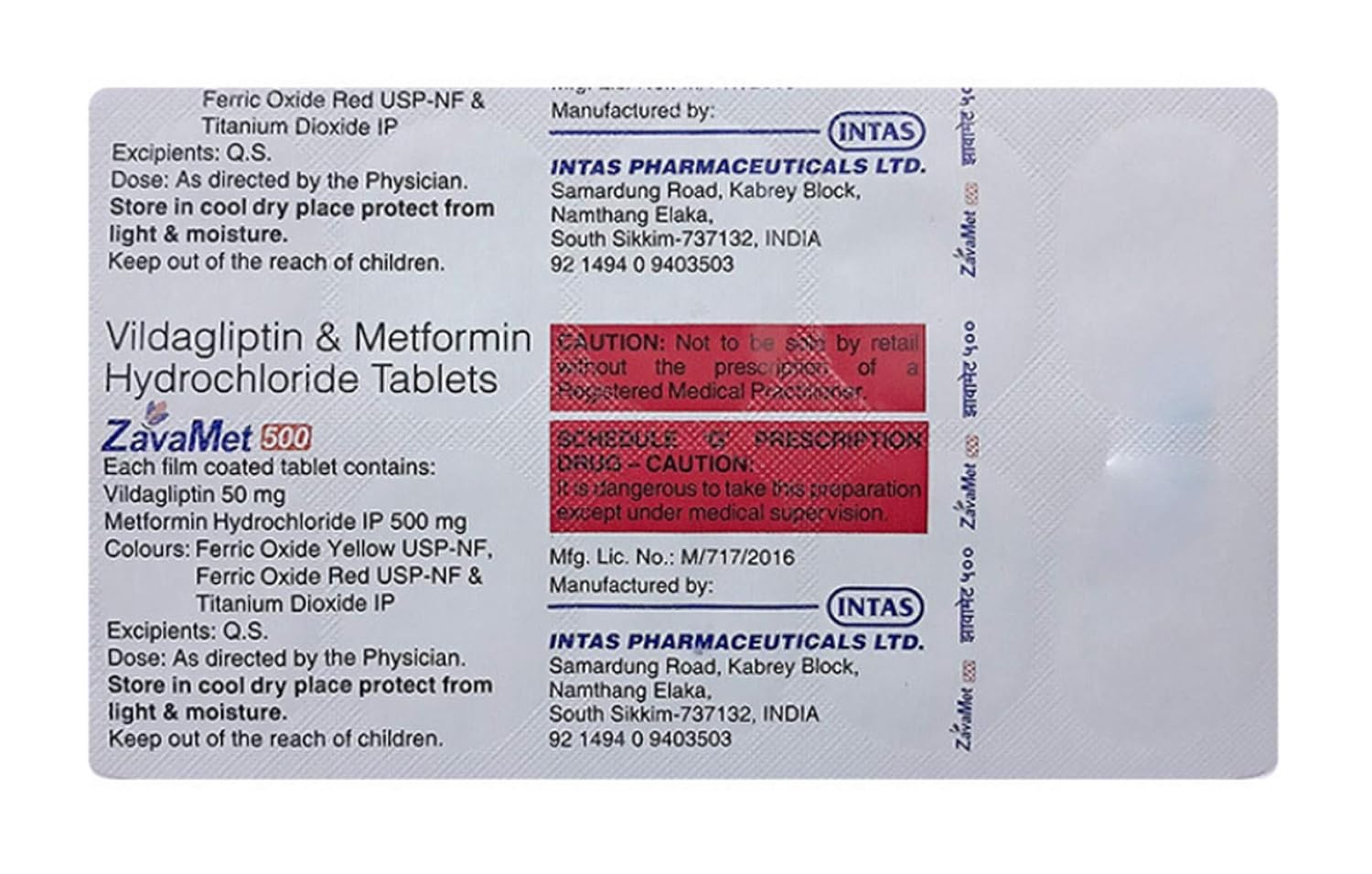 Zavamet 500mg - Strip of 10 Tablets : Amazon.in: Health & Personal Care