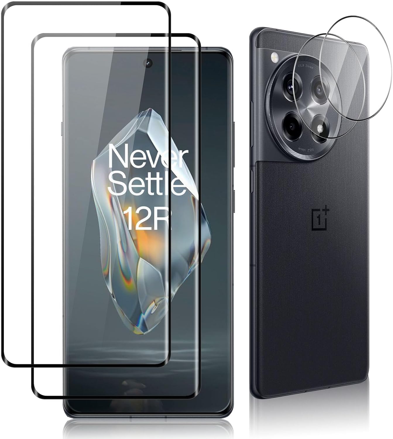 Amazon.com: CeiLarv [2+2 pcs Screen Protector for OnePlus 12R Tempered ...