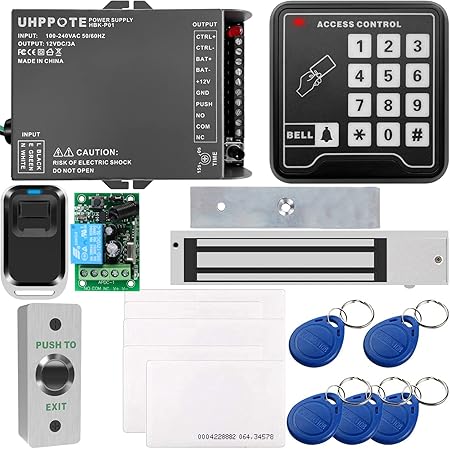 Amazon.com: 2 Door Access Control Board System Kits with 110-240V Power ...