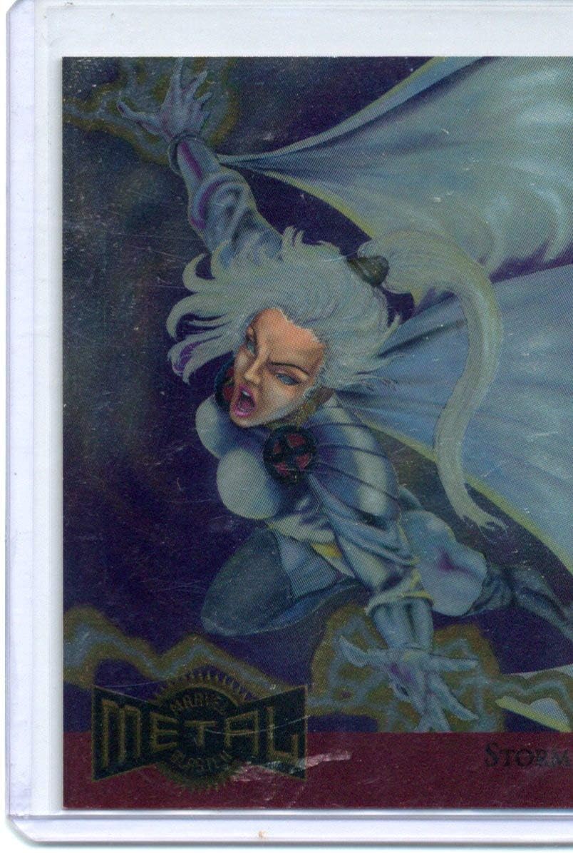 Fleer 95 Marvel Metal Trading Card Metal Blaster #13 STORM at Amazon's ...