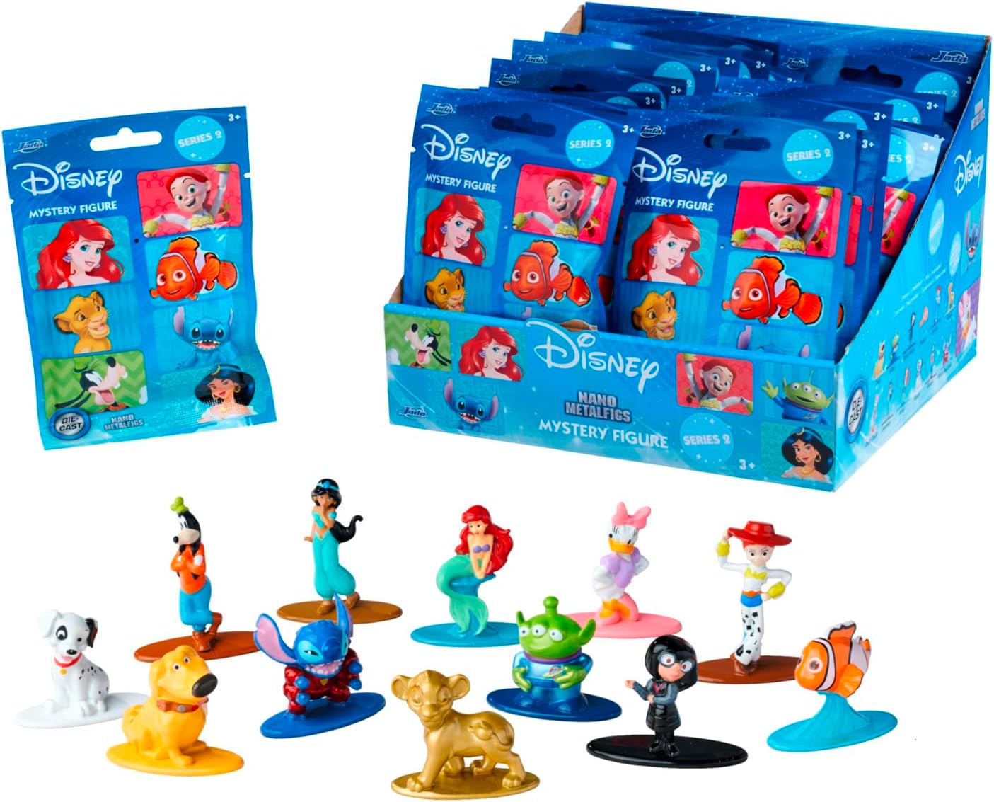 Jada Toys - Disney Blind Pack Nanofigs, Vague 2, Nano Figurine à ...