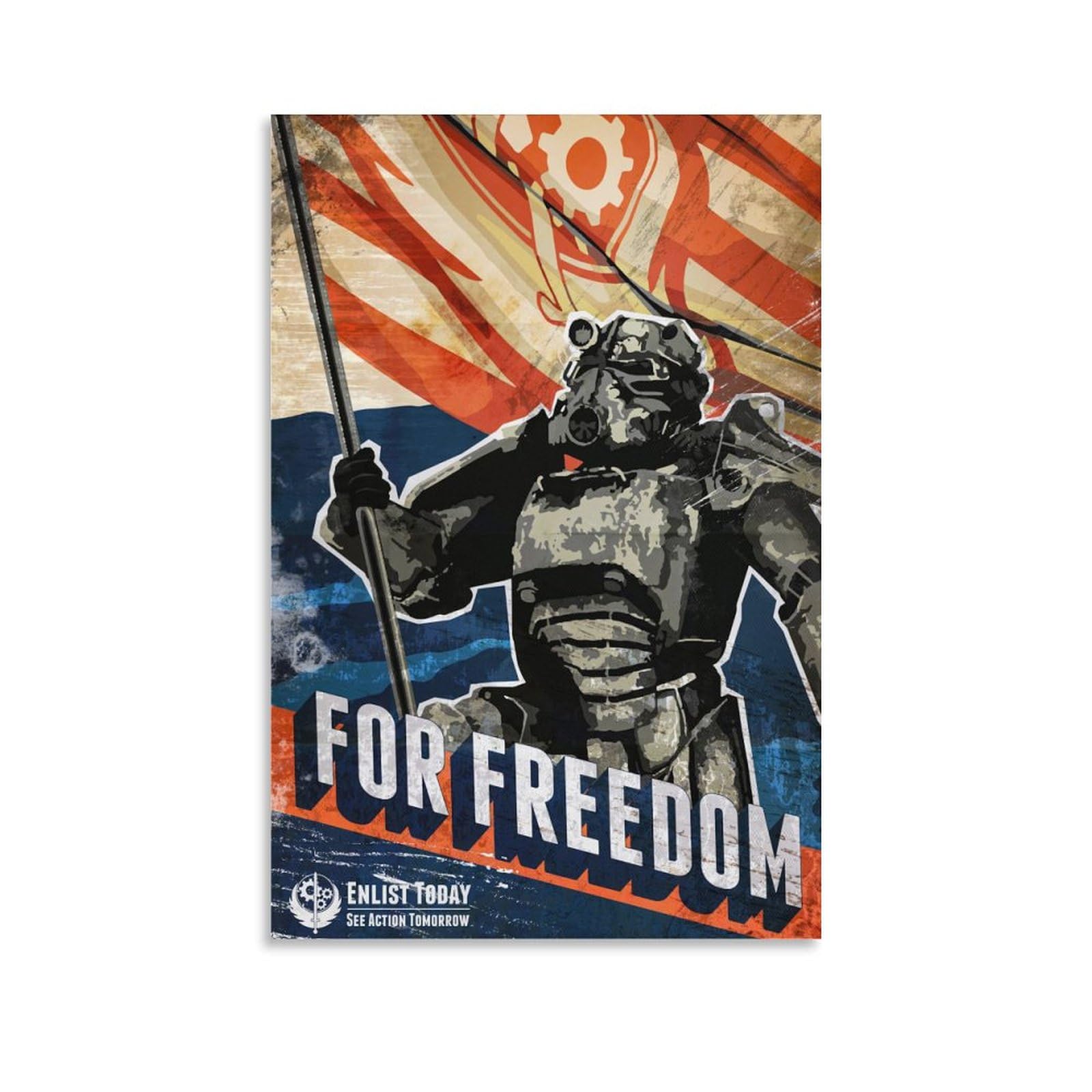 Brotherhood of Steel Gamer Propaganda Fallout Gaming Posters Posters ...