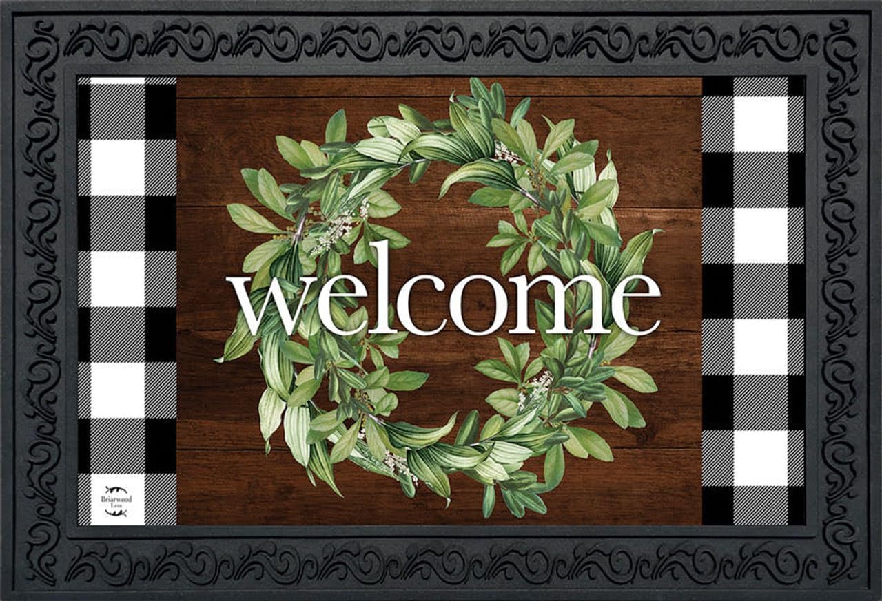 Amazon.com: Evergreen Flag Welcome Friends Sassafras Switch Mat Inserts ...