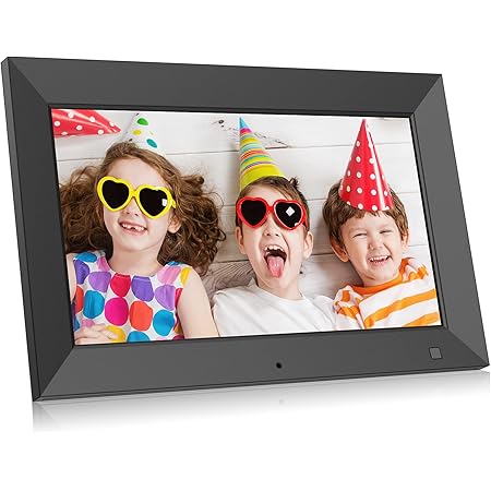 Amazon.com : Giinii 8" Digital LCD Photo Frame, Brown : Digital Picture ...