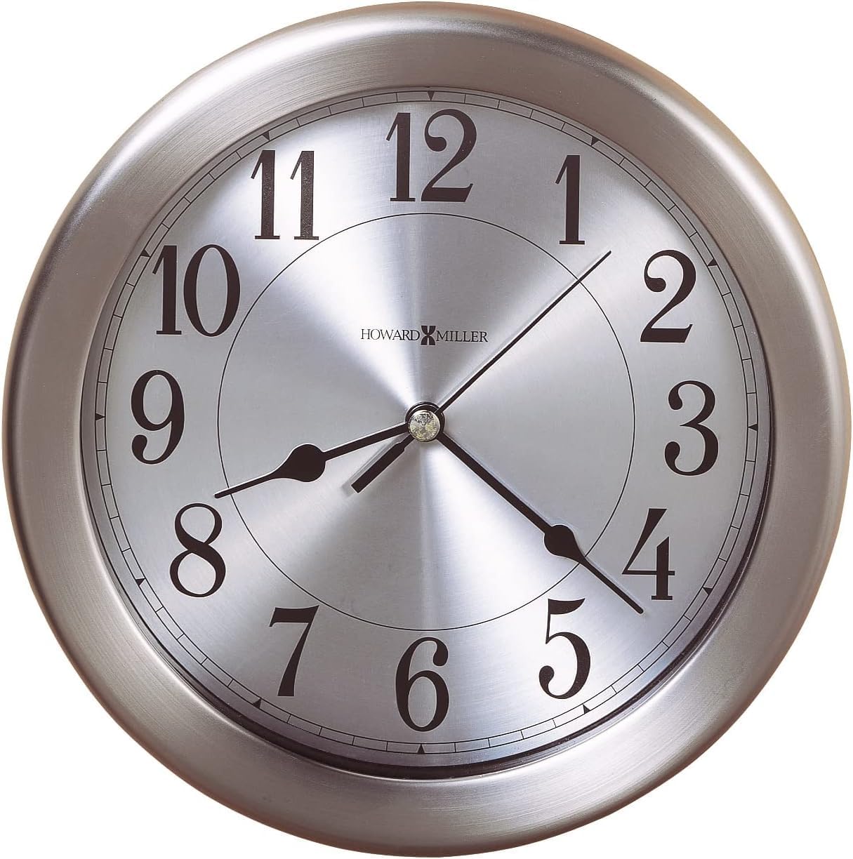 Amazon.com: Bulova Winston Wall Clock C4844 | 10" Diameter | Metal ...