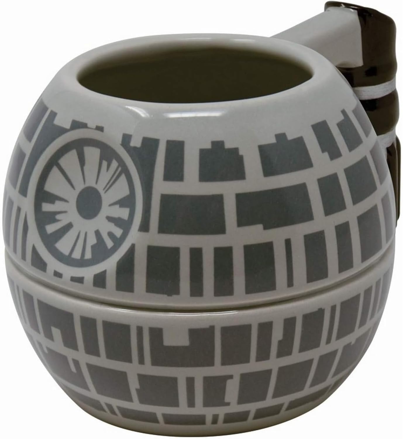 Star Wars Death Star Sculpted 450ml Ceramic Mug : Amazon.co.uk: Home ...