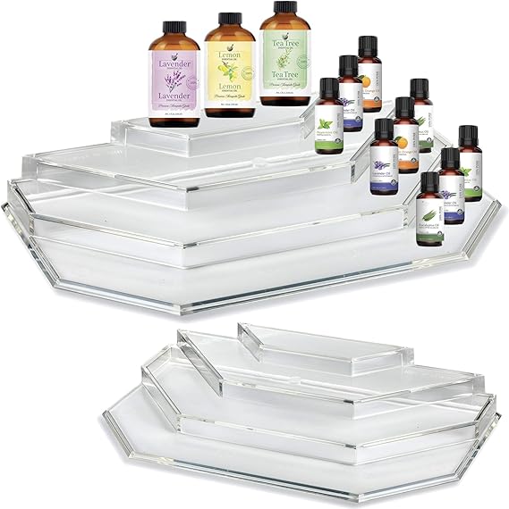 Amazon.com: byAlegory Tiered Acrylic Aromatherapy Essential Oils ...
