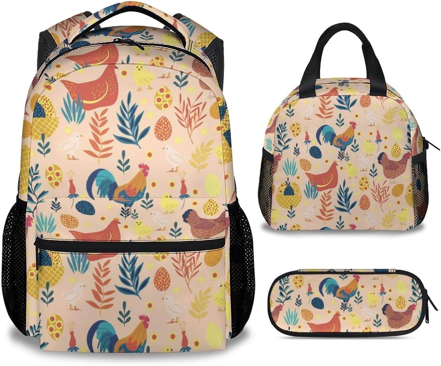 Amazon.com | COOPASIA Chicken Backpack with Lunch Box and Pencil Case ...