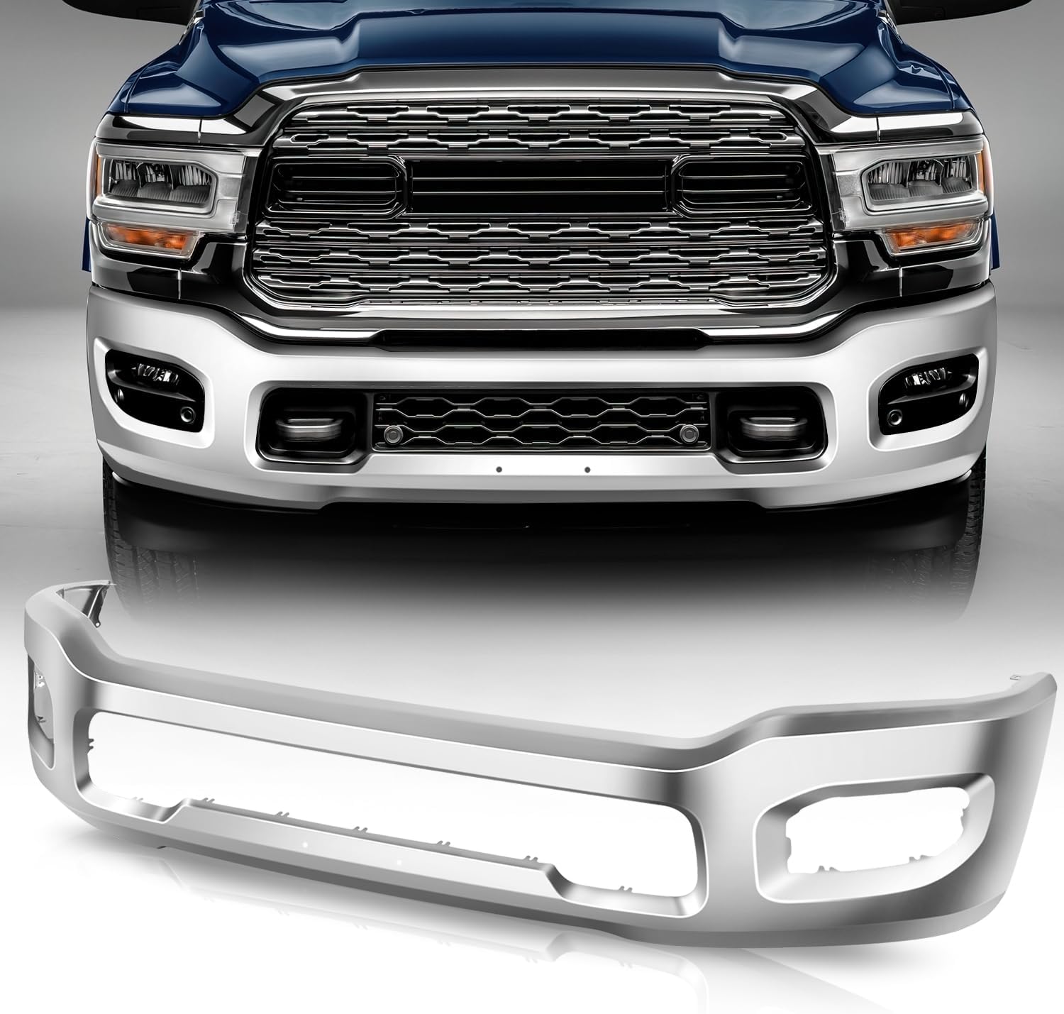 Amazon.com: Auto Dynasty Front Bumper Impact Face Bar Compatible with ...