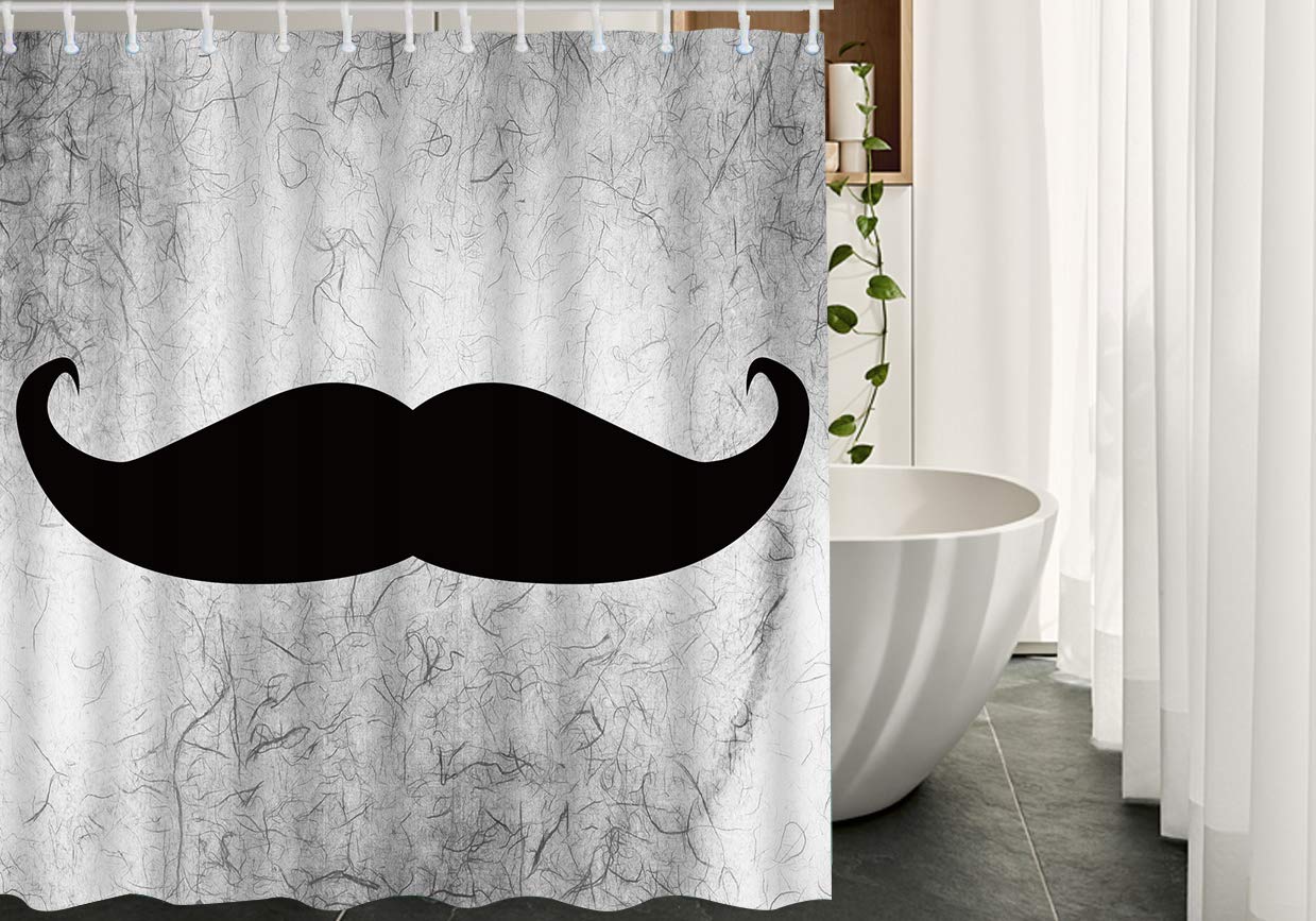 Mustache Shower Curtain