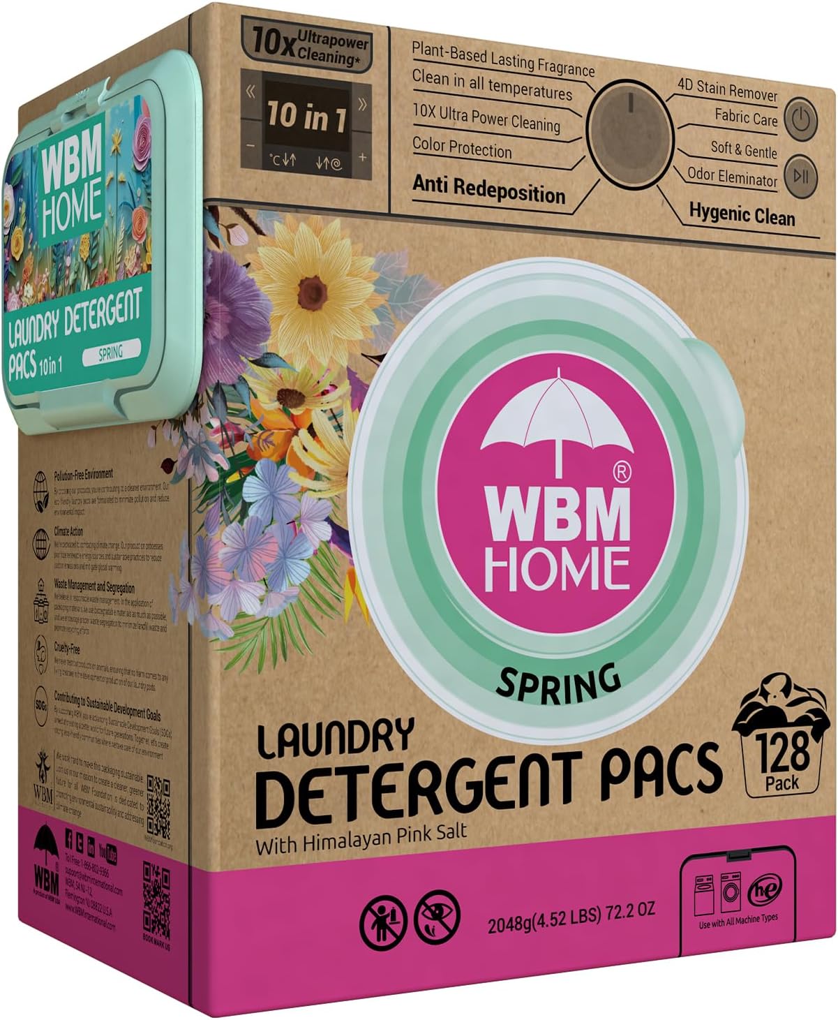 Amazon.com : Kirkland signature Ultra Clean Laundry Pacs, 127 Ounce ...