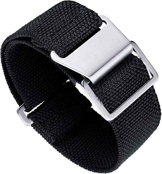 Amazon.com: BINLUN Elastic Fabric Nylon Watch Band Waterproof Military ...