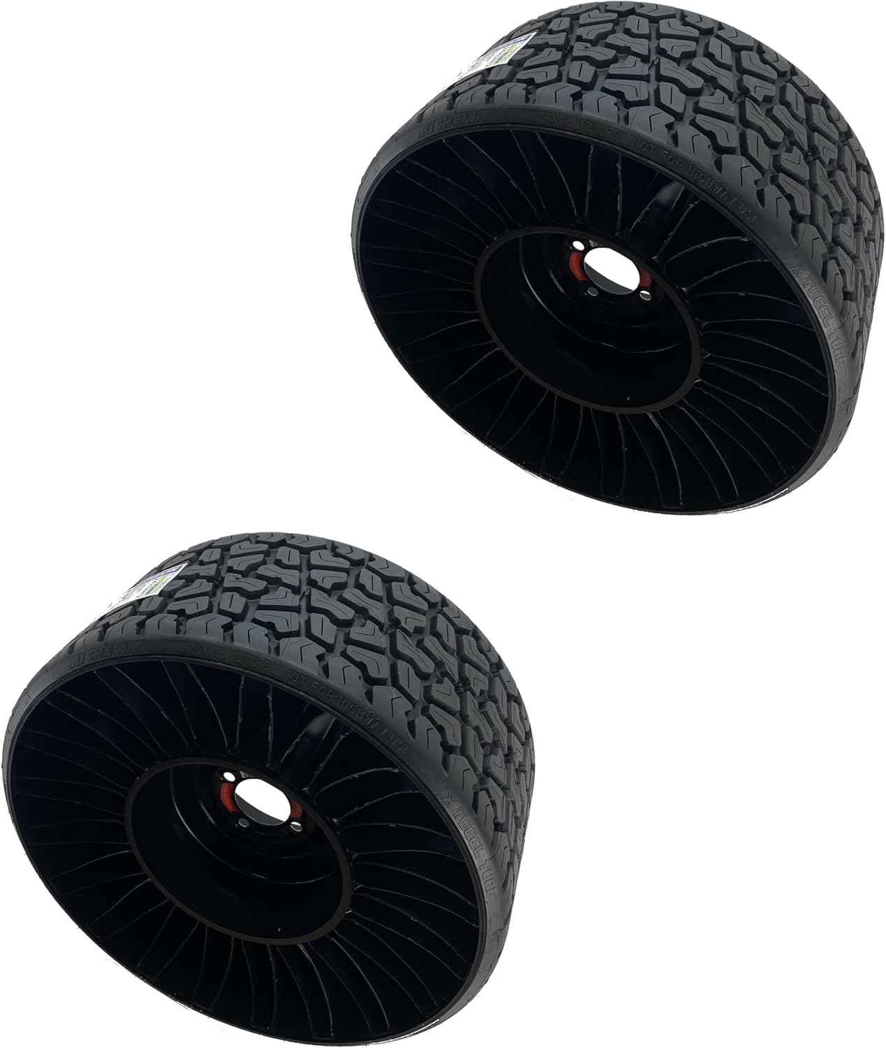 Amazon.com: A&I Products (Set of 2) Tweel 24x12N12 X-Tweel Turf - 4LUG ...