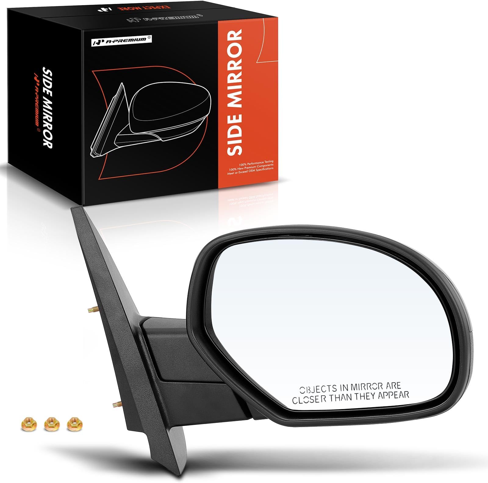 A-Premium Passenger Side Manual Door Mirror - Compatible with Chevy ...